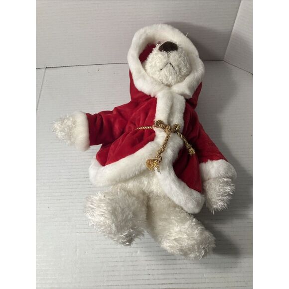 Gund | Toys | Gund White Bear Noel Plush Christmas Red Robe Polar Bear ...